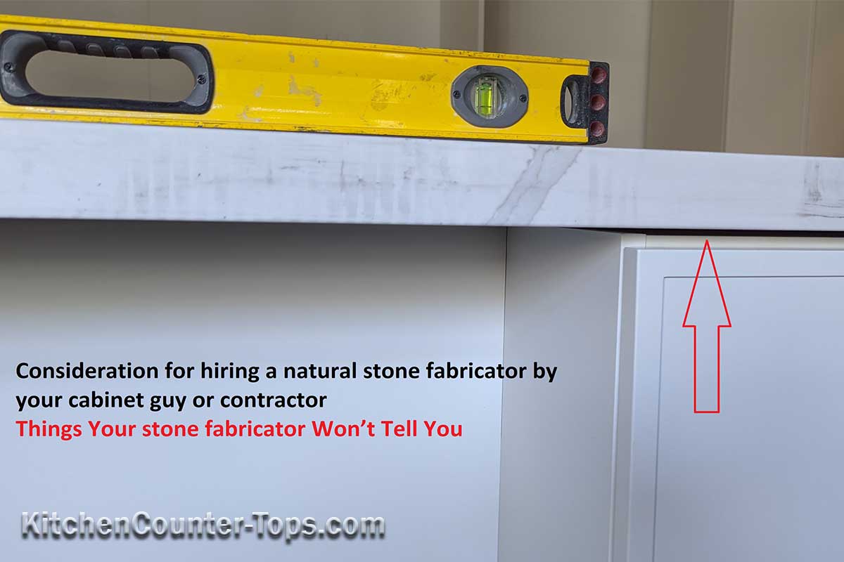 Gap Between Countertop and Cabinets, Why Is This Happening? – Stone ...